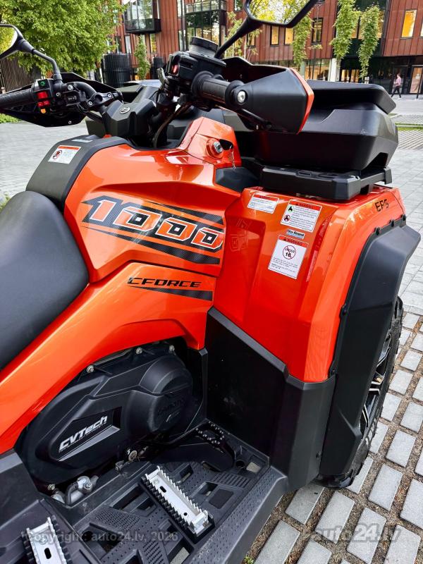 Orange CFMOTO CFORCE 1000 2019 in Tallinn, with an engine capacity of 1.00 L and mileage of 2 thousand km for 7700 €, photo 10 on AUTOMOTO.COM.LV