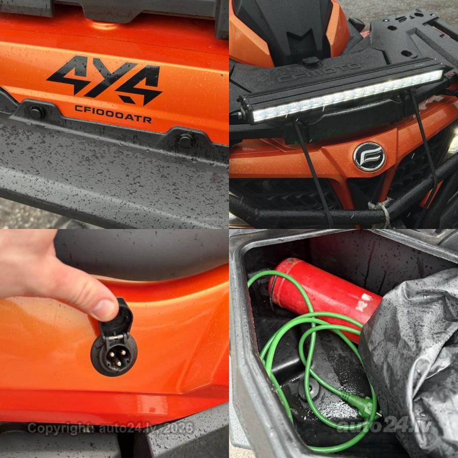 Orange CFMOTO CFORCE 1000 2019 in Tallinn, with an engine capacity of 1.00 L and mileage of 5 thousand km for 5500 €, photo 19 on AUTOMOTO.COM.LV