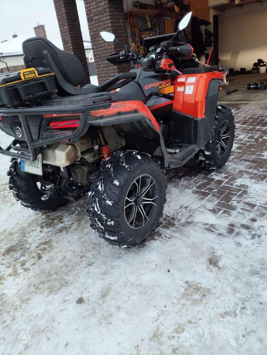 Orange CFMOTO CFORCE 1000 2022 in Vilnius, with an engine capacity of 1.00 L and mileage of 5 thousand km for 9200 €, photo 15 on AUTOMOTO.COM.LV