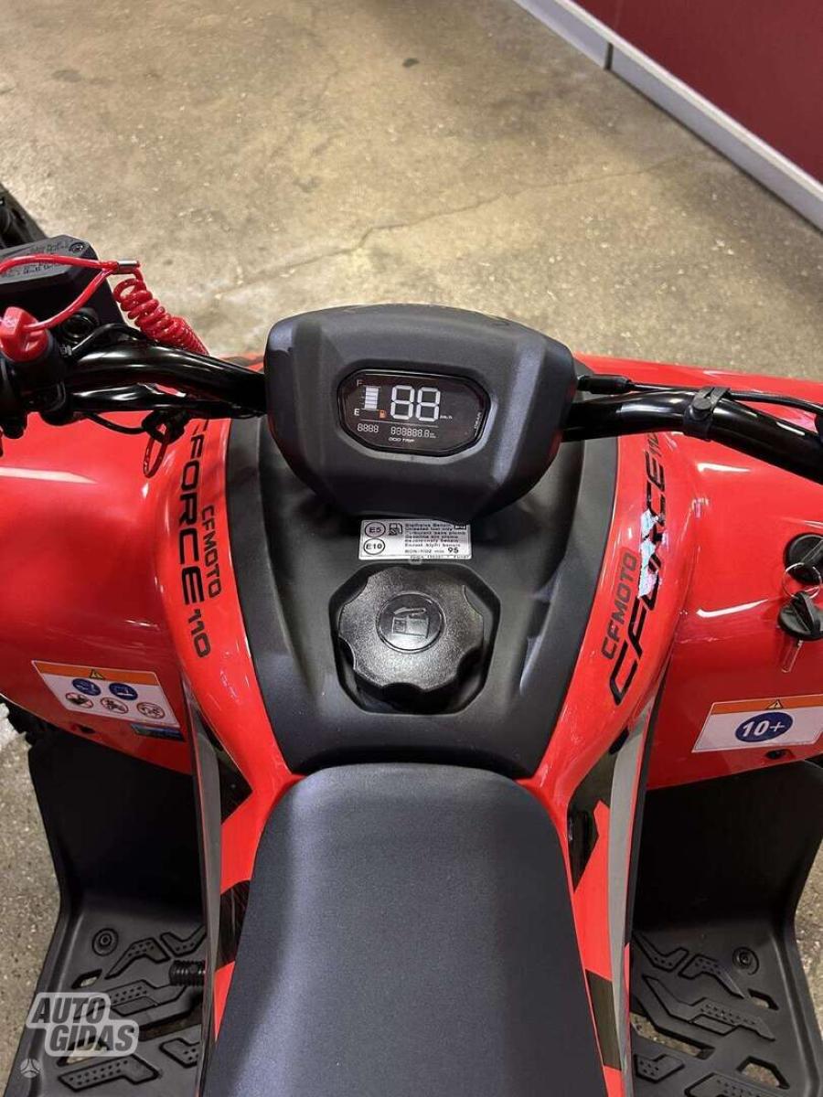 CFMOTO CFORCE 110 2026 in Kaunas, with an engine capacity of 0.00 L and mileage of 0 thousand km for 1290 €, photo 4 on AUTOMOTO.COM.LV