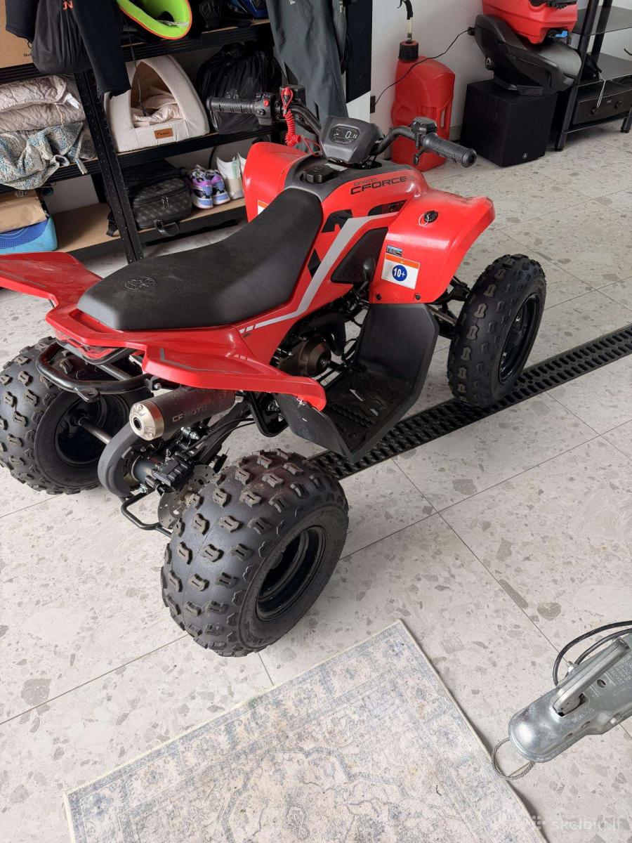 Красный CFMOTO CFORCE 110 2024 в Каунас, объемом двигателя 0.11 л и пробегом 0 тыс. км за 1500 €, фото 5 на AUTOMOTO.COM.LV