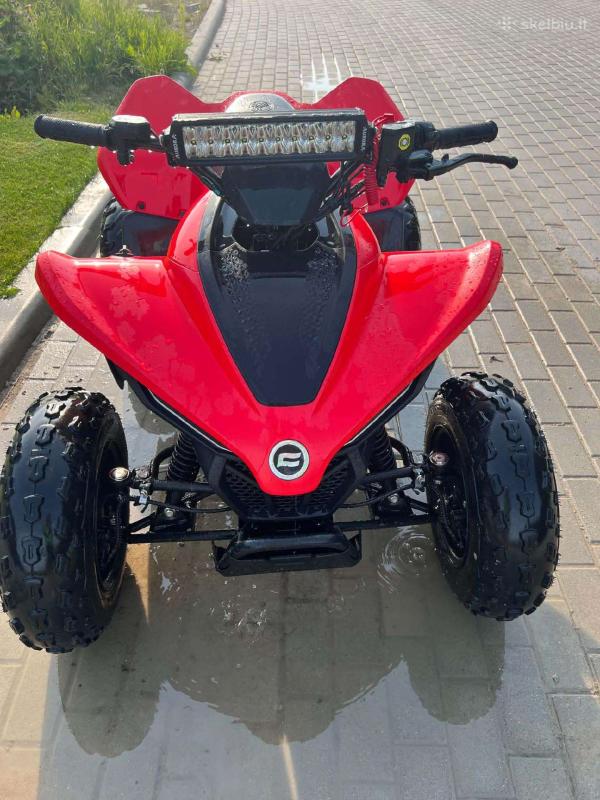 CFMOTO CFORCE 110 2024 in Klaipeda on AUTOMOTO.COM.LV Red CFMOTO CFORCE 110 2024 in Klaipeda, with an engine capacity of 0.11 L and mileage of 0 thousand km for 950 β¬, photo 3 on AUTOMOTO.COM.LV