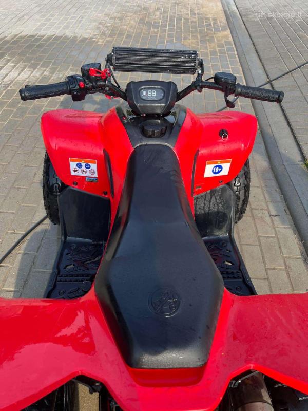 CFMOTO CFORCE 110 2024 in Klaipeda on AUTOMOTO.COM.LV Red CFMOTO CFORCE 110 2024 in Klaipeda, with an engine capacity of 0.11 L and mileage of 0 thousand km for 950 β¬, photo 4 on AUTOMOTO.COM.LV