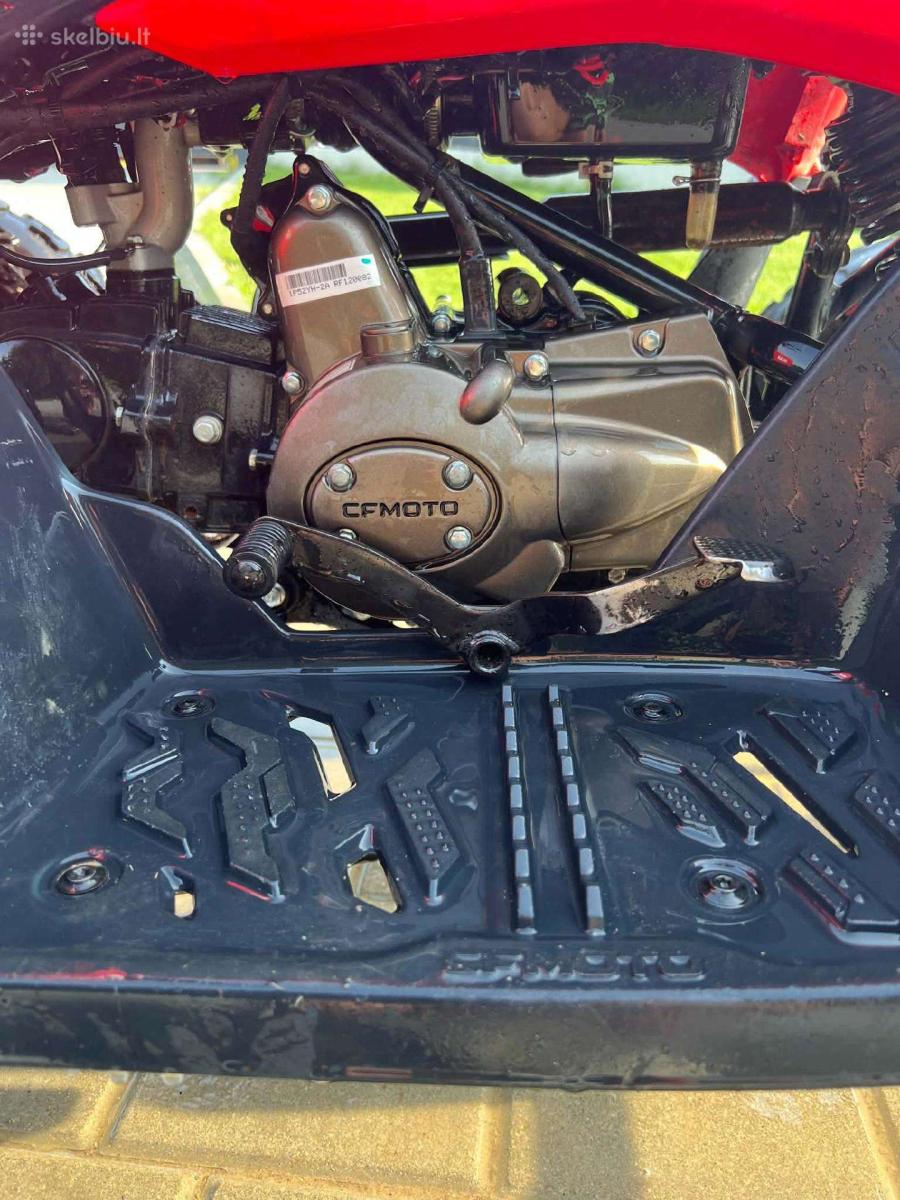 Красный CFMOTO CFORCE 110 2024 в Клайпеда, объемом двигателя 0.11 л и пробегом 0 тыс. км за 950 €, фото 12 на AUTOMOTO.COM.LV