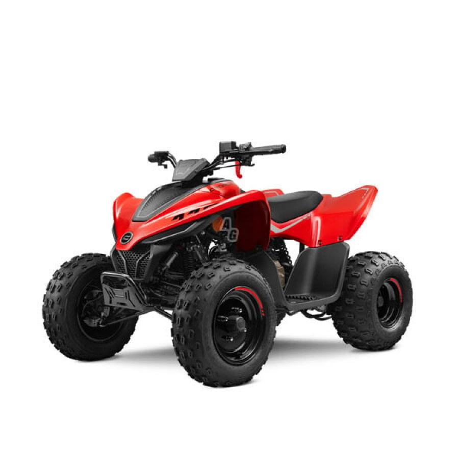 Sarkans CFMOTO CFORCE 110 2025 Verpena, ar dzinēja tilpumu 0.00 L un nobraukumu 0 tūkst. km par 1290 €, foto 1 vietnē AUTOMOTO.COM.LV