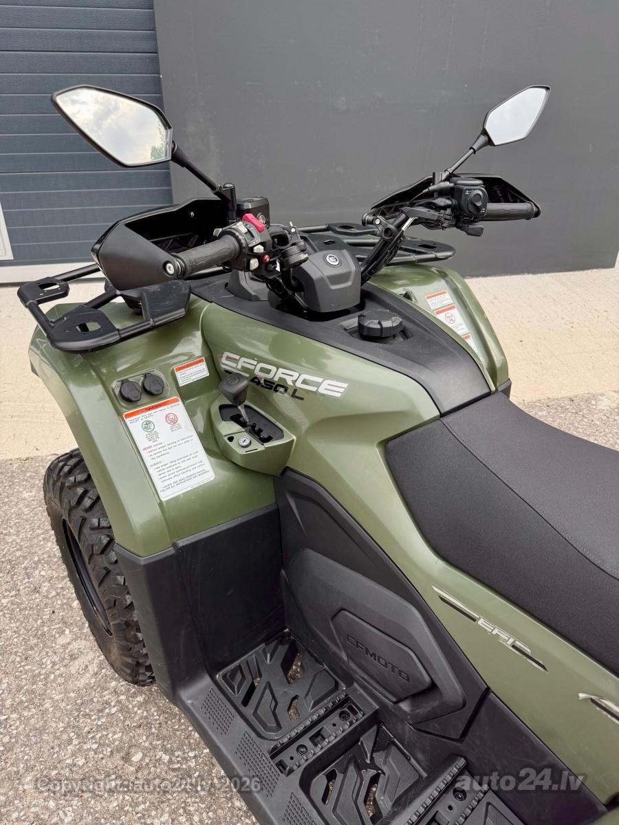 Зеленый CFMOTO CFORCE 450 2023 в Таллин, объемом двигателя 0.45 л и пробегом 976 тыс. км за 4600 €, фото 12 на AUTOMOTO.COM.LV