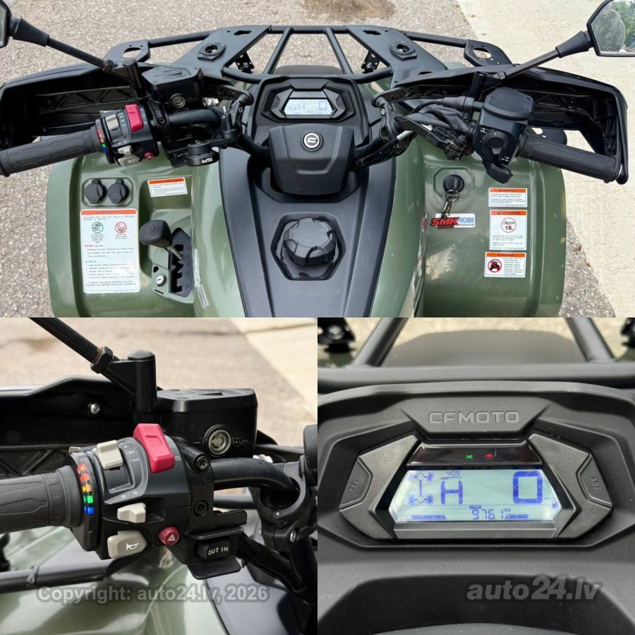 Зеленый CFMOTO CFORCE 450 2023 в Таллин, объемом двигателя 0.45 л и пробегом 976 тыс. км за 4600 €, фото 14 на AUTOMOTO.COM.LV