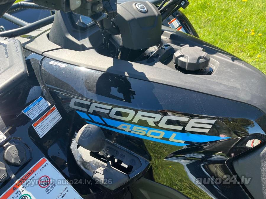 CFMOTO CFORCE 450 2024 Mustvē, ar dzinēja tilpumu 0.40 L un nobraukumu 120 tūkst. km par 5600 €, foto 7 vietnē AUTOMOTO.COM.LV