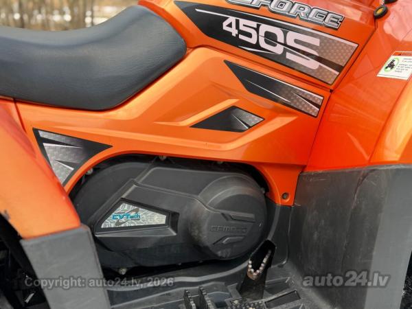 Orange CFMOTO CFORCE 450 2016 in Tallinn, with an engine capacity of 0.45 L and mileage of 5 thousand km for 3900 €, photo 11 on AUTOMOTO.COM.LV