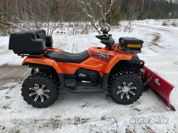 Orange CFMOTO CFORCE 450 2020 in Parnu, with an engine capacity of 0.40 L and mileage of 2 thousand km for 4500 €, photo 2 on AUTOMOTO.COM.LV