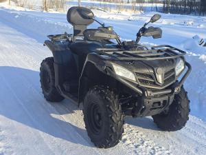 Black CFMOTO CFORCE 450L 2021 in Kaunas, with an engine capacity of 0.45 L and mileage of 15 thousand km for 3600 €, photo  on AUTOMOTO.COM.LV