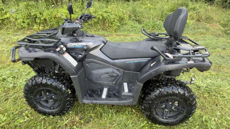 Black CFMOTO CFORCE 450L 2023 in Kaunas, with an engine capacity of 0.40 L and mileage of 3 thousand km for 4500 €, photo 6 on AUTOMOTO.COM.LV