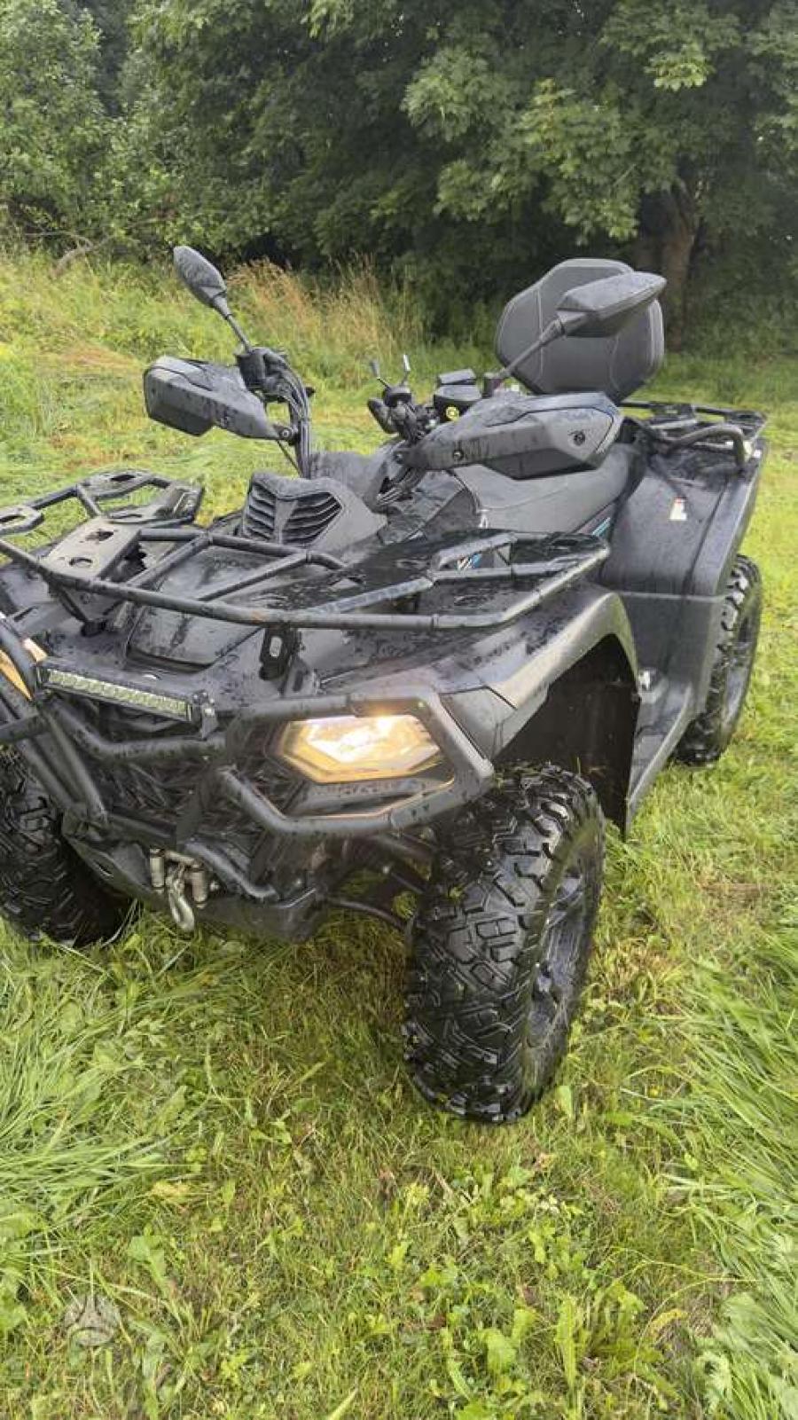 Black CFMOTO CFORCE 450L 2023 in Kaunas, with an engine capacity of 0.40 L and mileage of 3 thousand km for 4500 €, photo 7 on AUTOMOTO.COM.LV