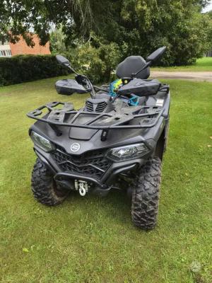 Black CFMOTO CFORCE 450L 2025 in Pagegiai, with an engine capacity of 0.45 L and mileage of 3 thousand km for 5500 €, photo  on AUTOMOTO.COM.LV