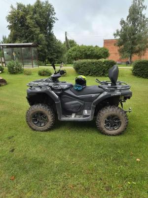 Black CFMOTO CFORCE 450L 2025 in Pagegiai, with an engine capacity of 0.45 L and mileage of 3 thousand km for 5500 €, photo 3 on AUTOMOTO.COM.LV