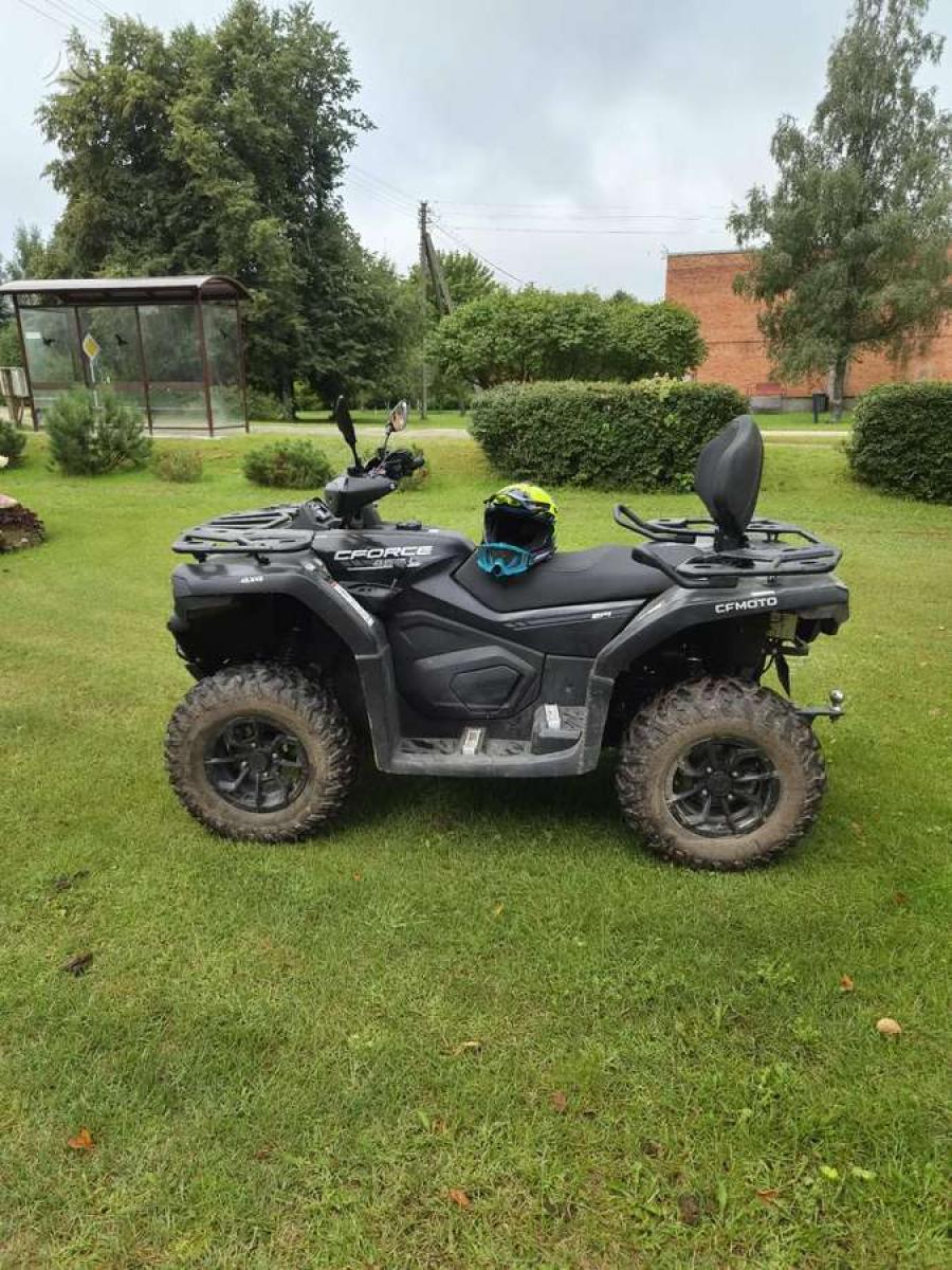 Black CFMOTO CFORCE 450L 2025 in Pagegiai, with an engine capacity of 0.45 L and mileage of 3 thousand km for 5500 €, photo 3 on AUTOMOTO.COM.LV