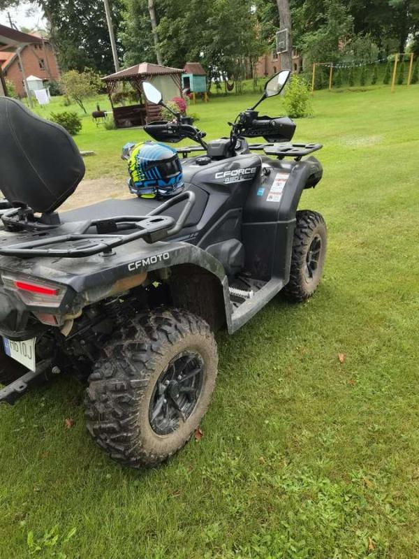 Melns CFMOTO CFORCE 450L 2025 Pagėgiai, ar dzinēja tilpumu 0.45 L un nobraukumu 3 tūkst. km par 5500 €, foto 3 vietnē AUTOMOTO.COM.LV