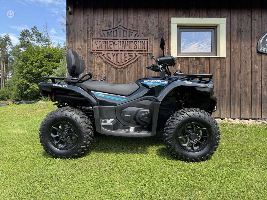 Черный CFMOTO CFORCE 450L 2025 в Каунас, объемом двигателя 0.45 л и пробегом 1 тыс. км за 5300 €, фото 3 на AUTOMOTO.COM.LV