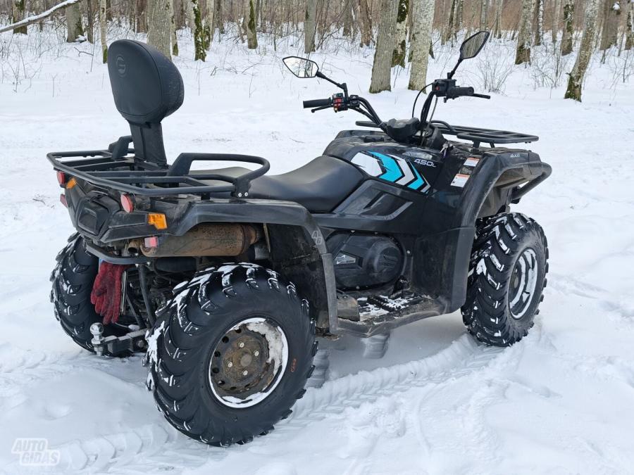 CFMOTO CFORCE 450L 2021 Jurbarkas, ar dzinēja tilpumu 0.40 L un nobraukumu 3 tūkst. km par 3850 €, foto 7 vietnē AUTOMOTO.COM.LV