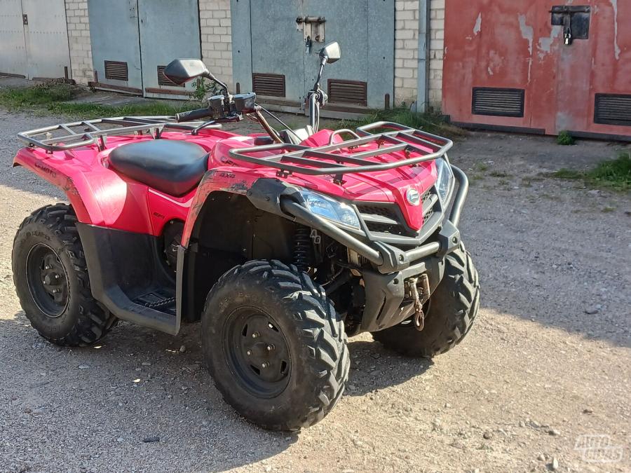 Red CFMOTO CFORCE 450L 2017 in Taurage, with an engine capacity of 0.50 L and mileage of 0 thousand km for 2800 €, photo 6 on AUTOMOTO.COM.LV