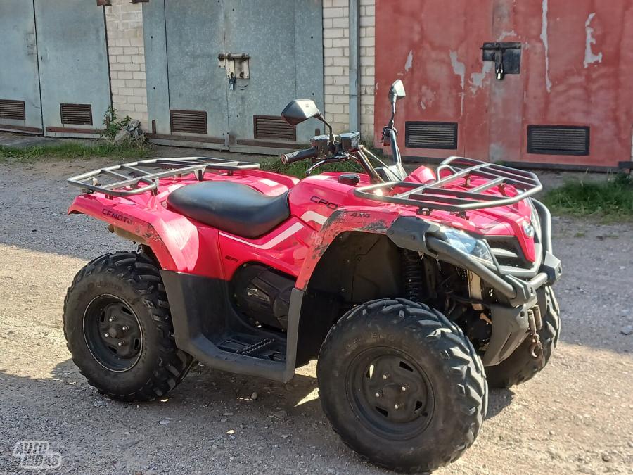 Red CFMOTO CFORCE 450L 2017 in Taurage, with an engine capacity of 0.50 L and mileage of 0 thousand km for 2800 €, photo 7 on AUTOMOTO.COM.LV