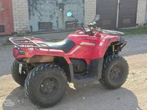Red CFMOTO CFORCE 450L 2017 in Taurage, with an engine capacity of 0.50 L and mileage of 0 thousand km for 2800 €, photo 9 on AUTOMOTO.COM.LV