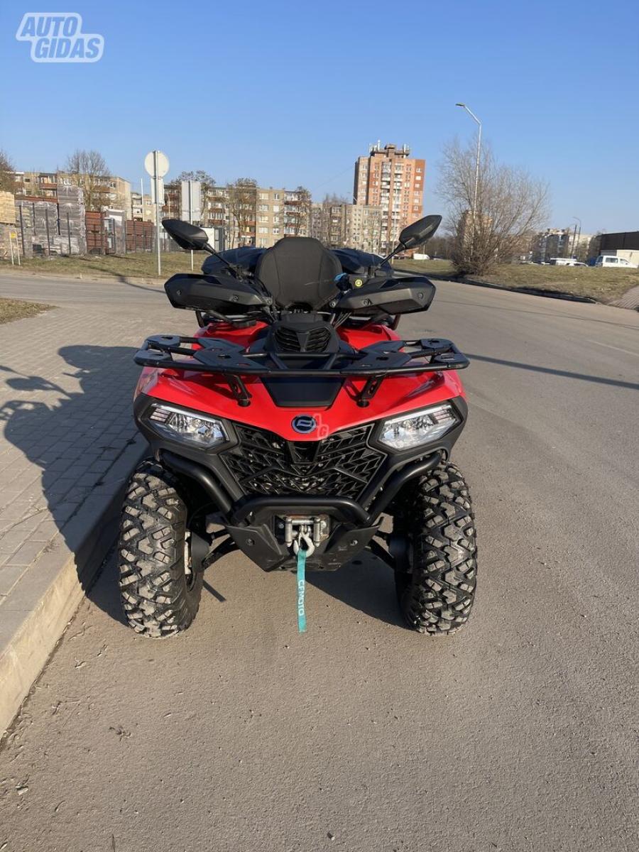 Red CFMOTO CFORCE 450L 2024 in Kaunas, with an engine capacity of 0.40 L and mileage of 693 thousand km for 4950 €, photo 2 on AUTOMOTO.COM.LV
