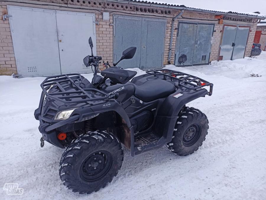 Melns CFMOTO CFORCE 450S 2022 Tauragė, ar dzinēja tilpumu 0.45 L un nobraukumu 2 tūkst. km par 3800 €, foto 2 vietnē AUTOMOTO.COM.LV