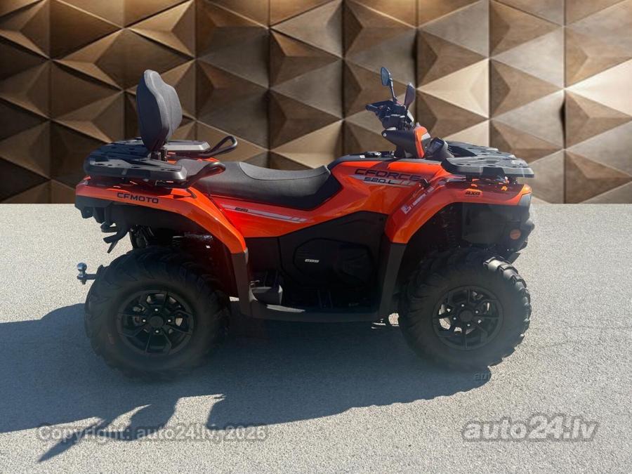 Orange CFMOTO CFORCE 520 2024 in Tallinn, with an engine capacity of 0.50 L and mileage of 255 thousand km for 6390 €, photo 5 on AUTOMOTO.COM.LV