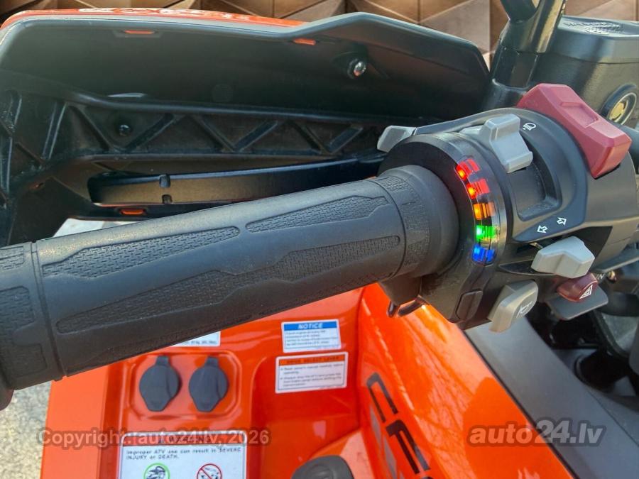 Orange CFMOTO CFORCE 520 2024 in Tallinn, with an engine capacity of 0.50 L and mileage of 255 thousand km for 6390 €, photo 18 on AUTOMOTO.COM.LV