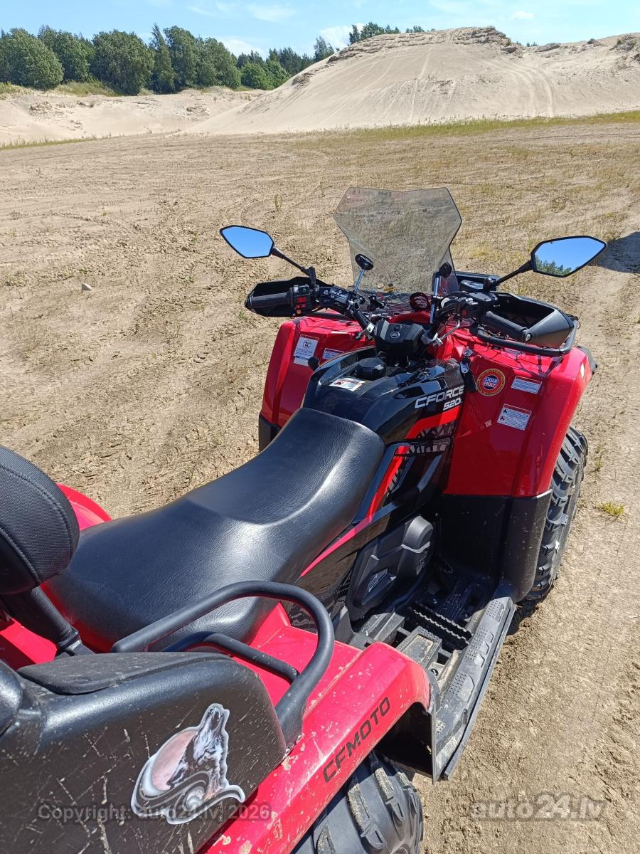 Red CFMOTO CFORCE 520 2022 in Tallinn, with an engine capacity of 0.52 L and mileage of 2 thousand km for 6000 €, photo 8 on AUTOMOTO.COM.LV