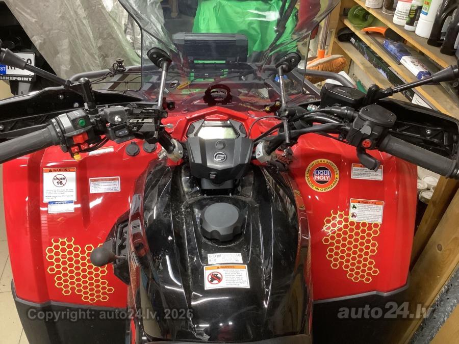 Red CFMOTO CFORCE 520 2022 in Tallinn, with an engine capacity of 0.52 L and mileage of 2 thousand km for 6000 €, photo 9 on AUTOMOTO.COM.LV