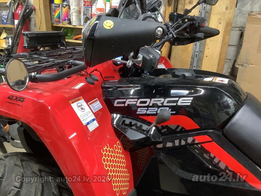 Red CFMOTO CFORCE 520 2022 in Tallinn, with an engine capacity of 0.52 L and mileage of 2 thousand km for 6000 €, photo 14 on AUTOMOTO.COM.LV