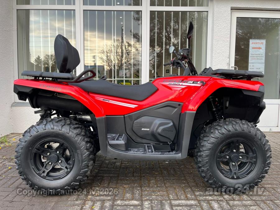Red CFMOTO CFORCE 520 2023 in Tallinn, with an engine capacity of 0.52 L and mileage of 1 thousand km for 4990 €, photo 1 on AUTOMOTO.COM.LV