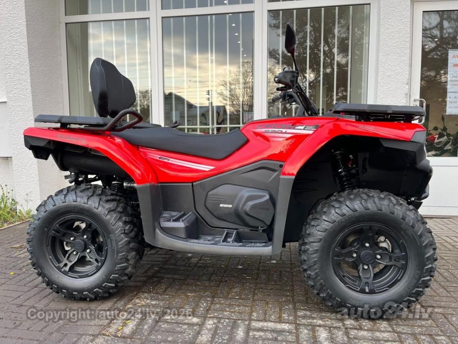 Red CFMOTO CFORCE 520 2023 in Tallinn, with an engine capacity of 0.52 L and mileage of 1 thousand km for 4990 €, photo 5 on AUTOMOTO.COM.LV