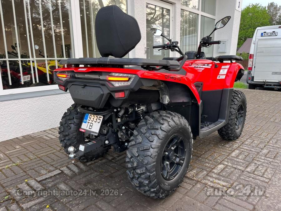 Red CFMOTO CFORCE 520 2023 in Tallinn, with an engine capacity of 0.52 L and mileage of 1 thousand km for 4990 €, photo 6 on AUTOMOTO.COM.LV