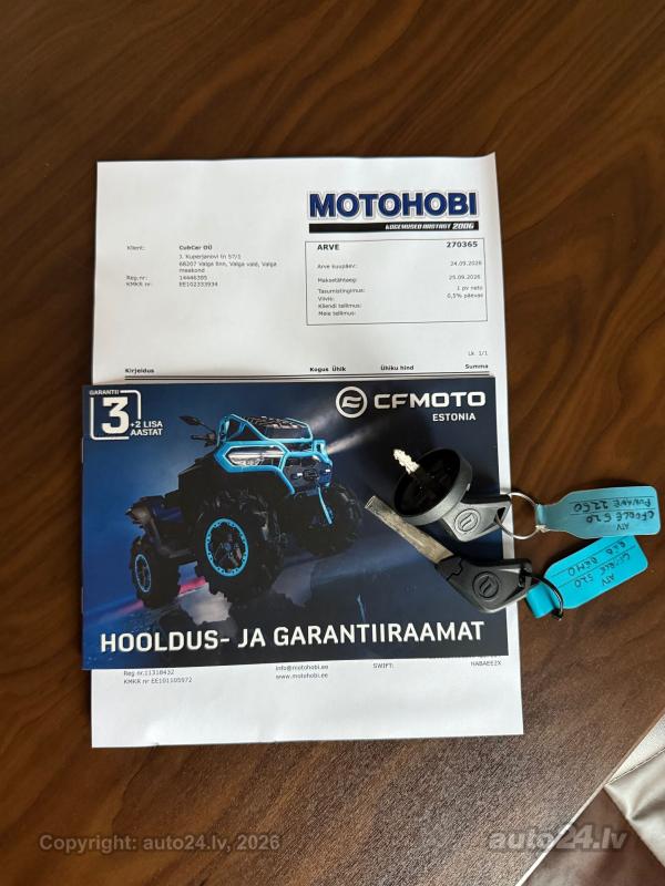 Sarkans CFMOTO CFORCE 520 2025 Tallina, ar dzinēja tilpumu 0.52 L un nobraukumu 1 tūkst. km par 5999 €, foto 8 vietnē AUTOMOTO.COM.LV