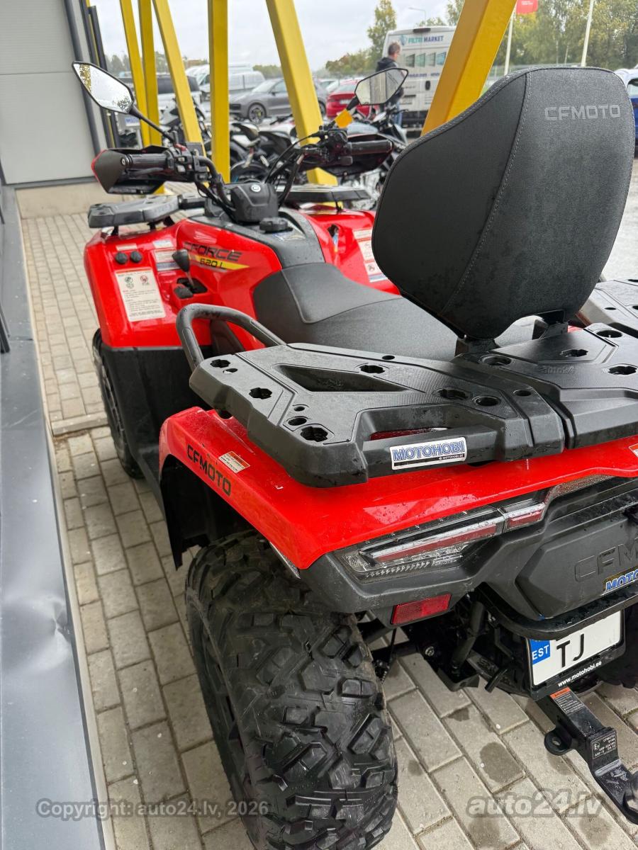 Sarkans CFMOTO CFORCE 520 2025 Tallina, ar dzinēja tilpumu 0.52 L un nobraukumu 1 tūkst. km par 5999 €, foto 11 vietnē AUTOMOTO.COM.LV