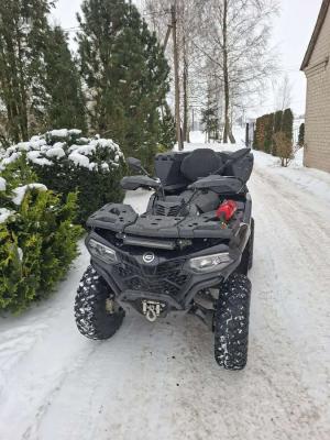 Black CFMOTO CFORCE 520L 2024 in Prienai, with an engine capacity of 0.50 L and mileage of 4 thousand km for 5700 €, photo  on AUTOMOTO.COM.LV