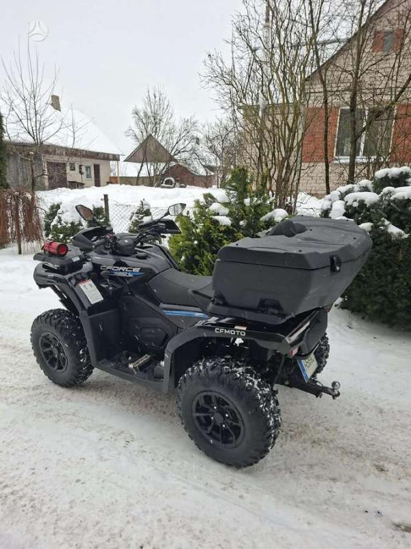 Black CFMOTO CFORCE 520L 2024 in Prienai, with an engine capacity of 0.50 L and mileage of 4 thousand km for 5700 €, photo 4 on AUTOMOTO.COM.LV