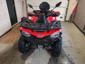 Sarkans CFMOTO CFORCE 520L 2024 Marijampole, ar dzinēja tilpumu 0.50 L un nobraukumu 3 tūkst. km par 6000 €, foto  vietnē AUTOMOTO.COM.LV