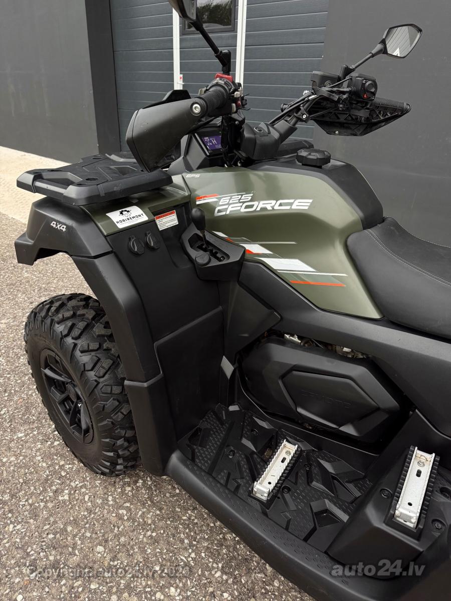 Zaļš CFMOTO CFORCE 625 2025 Tallina, ar dzinēja tilpumu 0.63 L un nobraukumu 2 tūkst. km par 6900 €, foto 14 vietnē AUTOMOTO.COM.LV