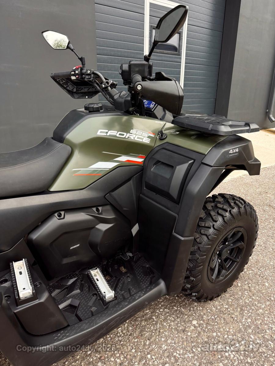 Zaļš CFMOTO CFORCE 625 2025 Tallina, ar dzinēja tilpumu 0.63 L un nobraukumu 2 tūkst. km par 6900 €, foto 17 vietnē AUTOMOTO.COM.LV