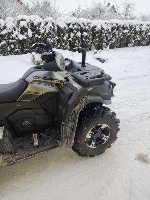 Grey CFMOTO CFORCE 625 2022 in Mazeikiai, with an engine capacity of 0.63 L and mileage of 4 thousand km for 6500 €, photo 5 on AUTOMOTO.COM.LV