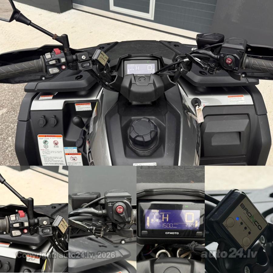 Pelēks CFMOTO CFORCE 625 2024 Tallina, ar dzinēja tilpumu 0.63 L un nobraukumu 3 tūkst. km par 6400 €, foto 14 vietnē AUTOMOTO.COM.LV