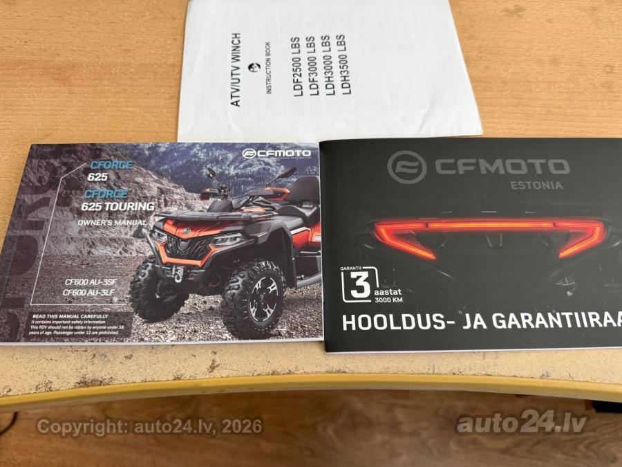 Оранжевый CFMOTO CFORCE 625 2021 в Таллин, объемом двигателя 0.58 л и пробегом 2 тыс. км за 5500 €, фото 12 на AUTOMOTO.COM.LV
