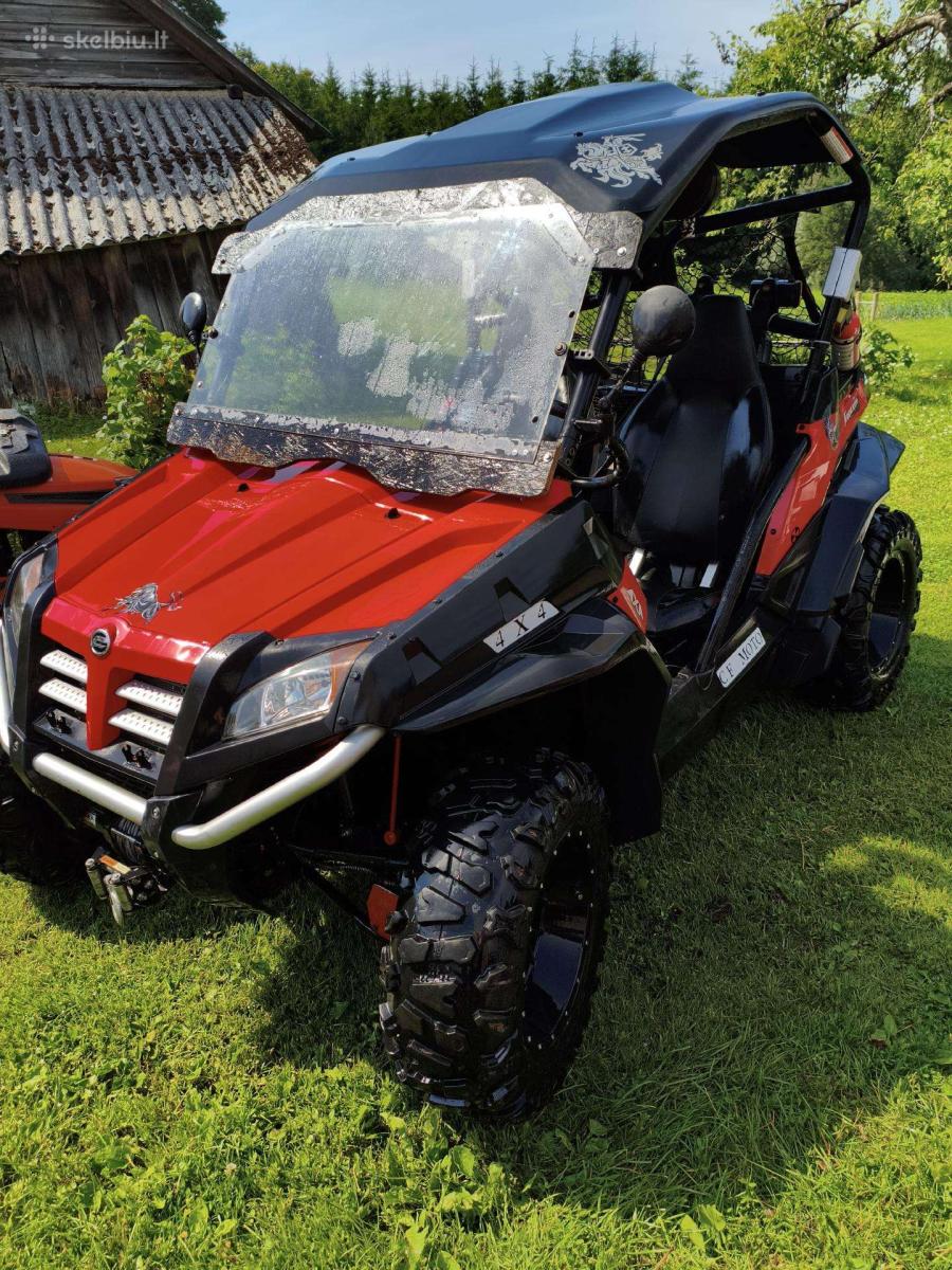 Sarkans CFMOTO CFORCE 625 2012 Utena, ar dzinēja tilpumu 0.59 L un nobraukumu 4 tūkst. km par 5750 €, foto 3 vietnē AUTOMOTO.COM.LV