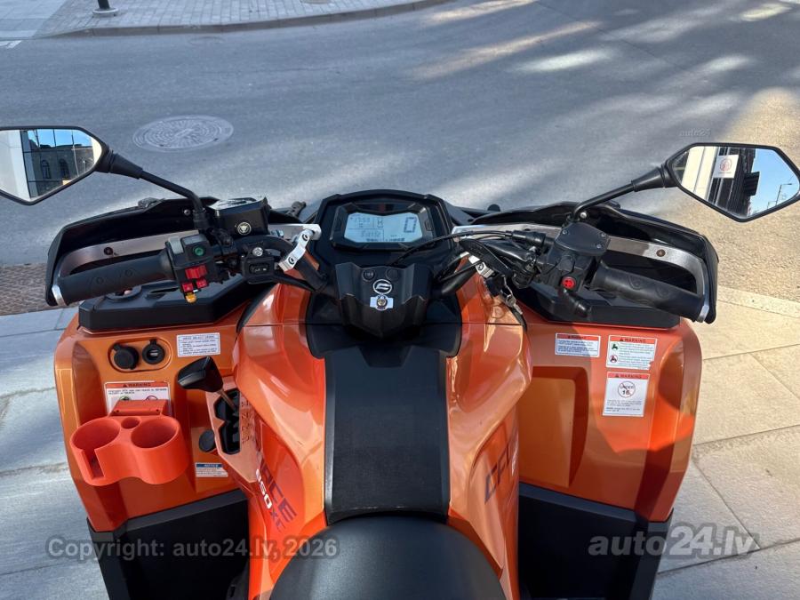Orange CFMOTO CFORCE 850XC 2018 in Tallinn, with an engine capacity of 0.85 L and mileage of 1 thousand km for 7299 €, photo 17 on AUTOMOTO.COM.LV