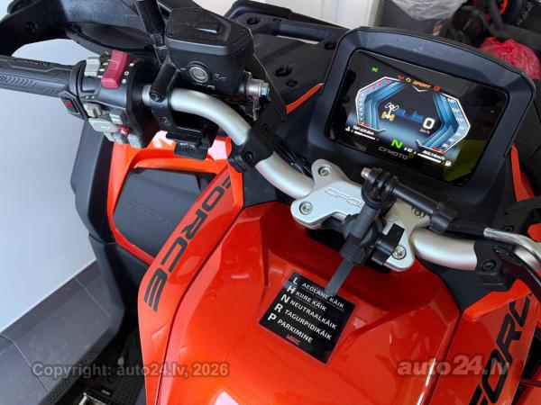 Оранжевый CFMOTO CFORCE 850XC 2024 в Таллин, объемом двигателя 0.80 л и пробегом 1 тыс. км за 8500 €, фото 8 на AUTOMOTO.COM.LV