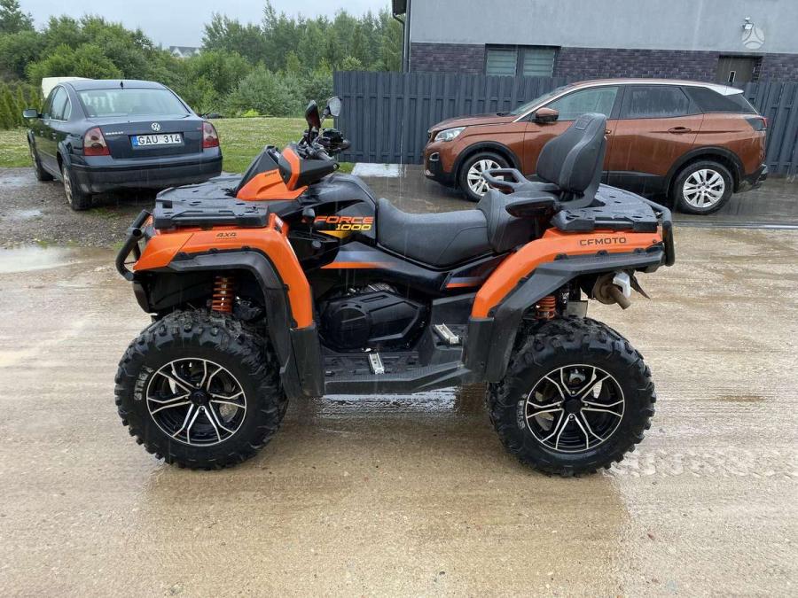 CFMOTO UFORCE 1000 2022 in Telschi, with an engine capacity of 1.00 L and mileage of 7 thousand km for 6999 €, photo 8 on AUTOMOTO.COM.LV